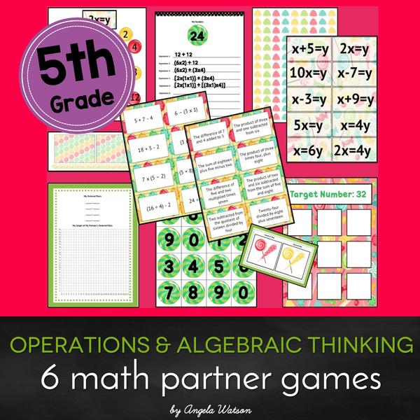 5th Grade Operations & Algebraic Thinking: 6 math games – Truth for ...