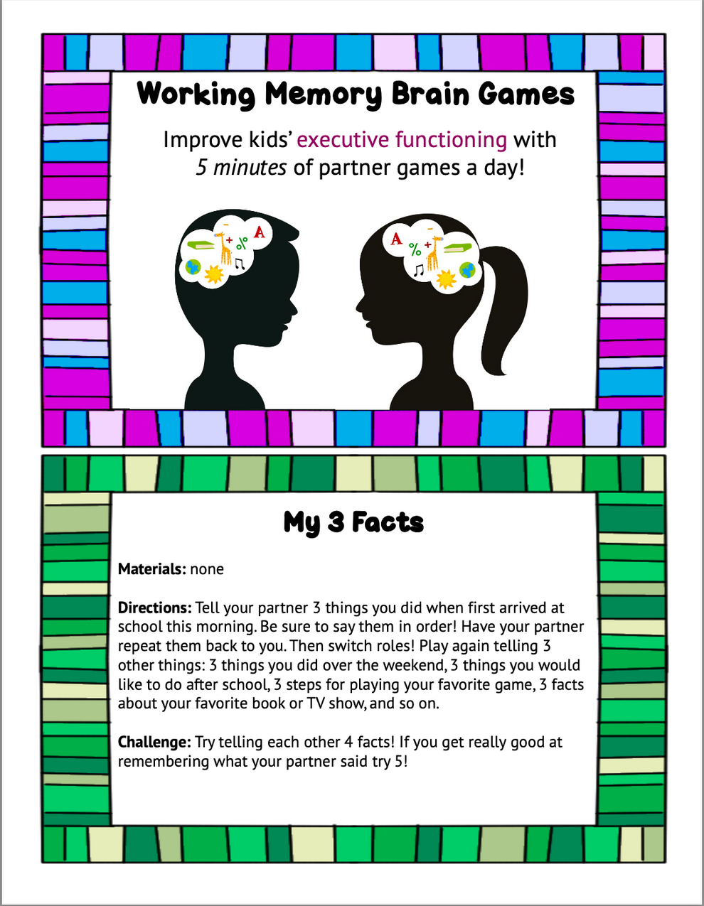 15 Working Memory Brain Games: Improve executive function in 5 minutes ...